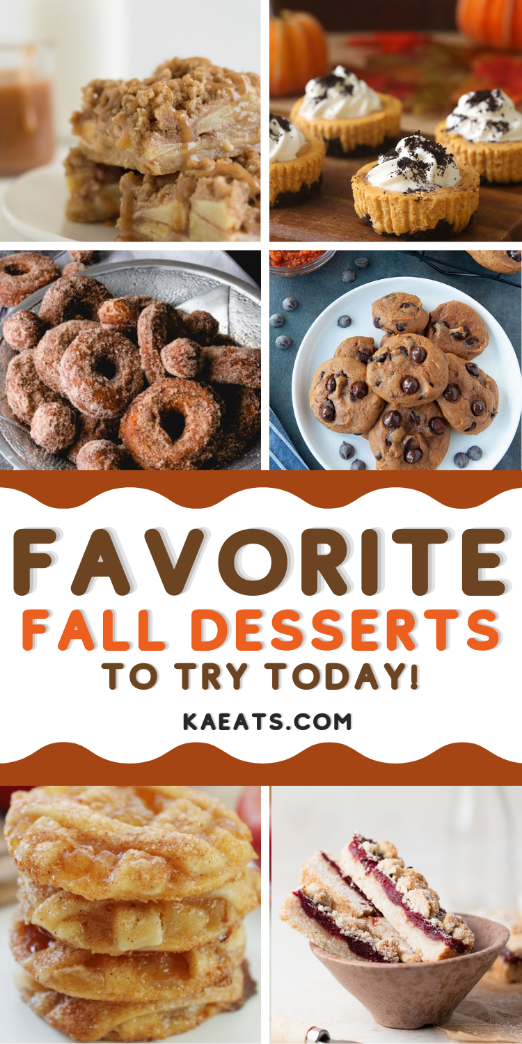 FALL DESSERT RECIPES - KA eats